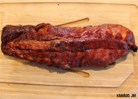 My First Rack Of Ribs On The Kamado Joe
