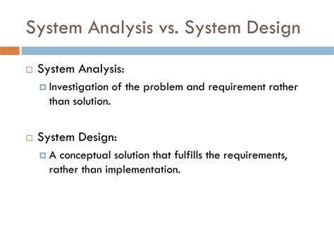 Ppt Introduction To System Analysis And Design Powerpoint