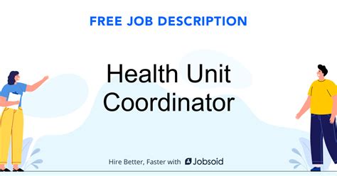 Health Unit Coordinator Job Description Jobsoid