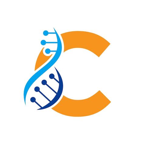 Premium Vector Initial Dna Logo On Letter C Vector Template For
