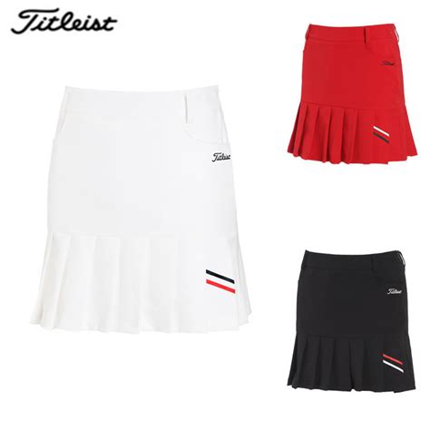 Titleist 타이틀리스트 3종 여성 기본로고 주름 골프치마 골퍼 엠파이어 골프웨어 레플리카 전문