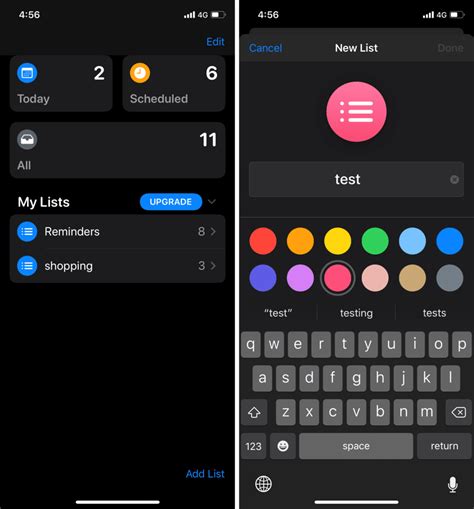 Reminders App Ios7