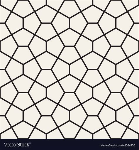 Seamless Pattern Repeating Geometric Elements Vector Image