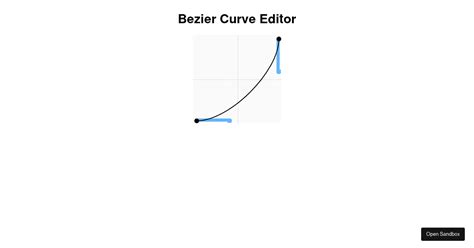 Bezier Curve Editor Forked Codesandbox