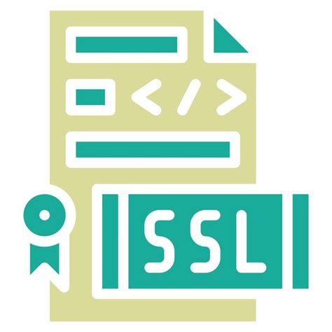 premium vector ssl file vector icon illustration of coding and development iconset