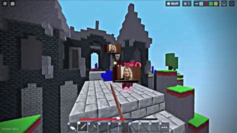 When U Outplayed 2 Players With No Armor In Roblox Bedwars Youtube
