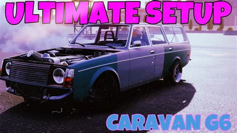 Caravan G6 Ultimate Drift Setup CarX Drift Racing Online YouTube