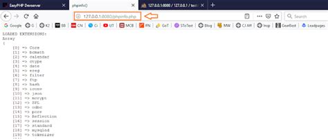 how to install easyphp devserver on windows 10 show databases on
