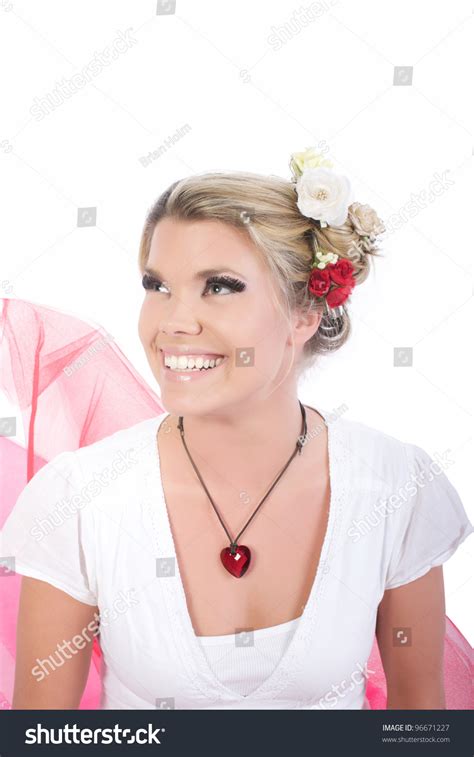 Cute Beautiful Sexy Valentine Girl Looking Stock Photo Shutterstock