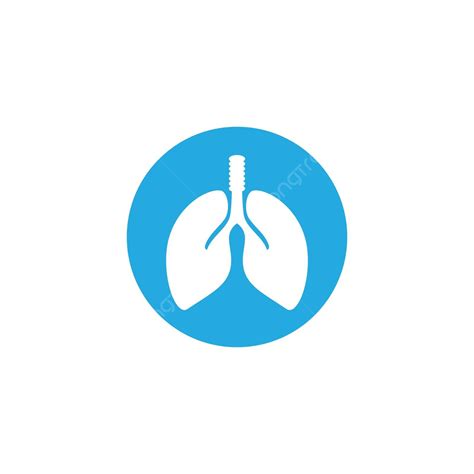 Lung Logo Template Vector Icon Business Symbol Lab Vector Business
