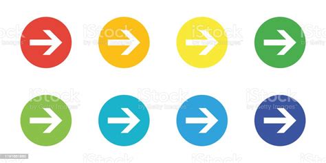 在白色背景上隔離的箭頭符號圖示簡單的圓形狀下載圖示向量網頁設計的集合箭頭網站圖示向量圖形及更多箭頭符號圖片 箭頭符號 行車方向指示標誌