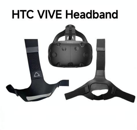 VR สายคาดศีรษะแบบชิ้นส่วนทดแทนของ HTC VIVE อุปกรณ์เสริมหูฟัง VR ที่ถือ ...