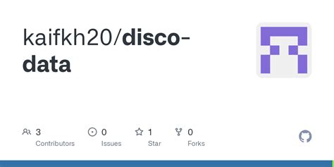 GitHub Kaifkh Disco Data