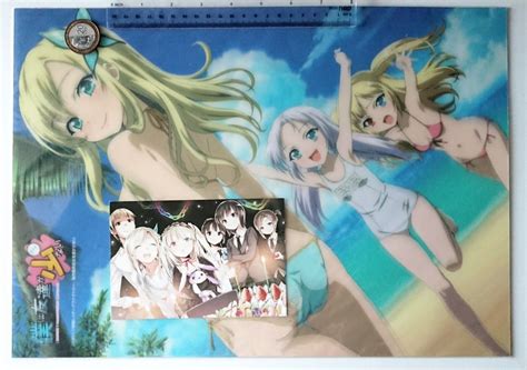 Anime 3d Large Plastic Poster Postcard Haganai Authentic