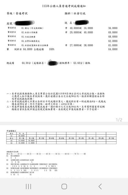 上榜心得 各位哥哥姐姐我考上了喔 公職板 Dcard