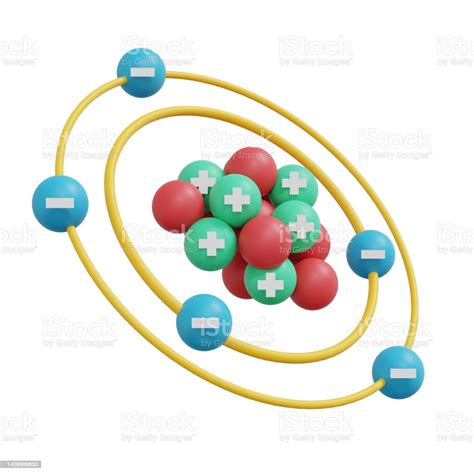 배경에 고립 된 전자 양성자 원자의 3d 렌더링 3d 렌더링 일러스트 만화 스타일 전자에 대한 스톡 사진 및 기타 이미지 전자 프로톤 뉴트론 Istock