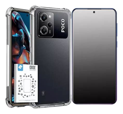 Capa Capinha Para Poco X Pro Pelicula Fosca Hydrogel Parcelamento Sem Juros