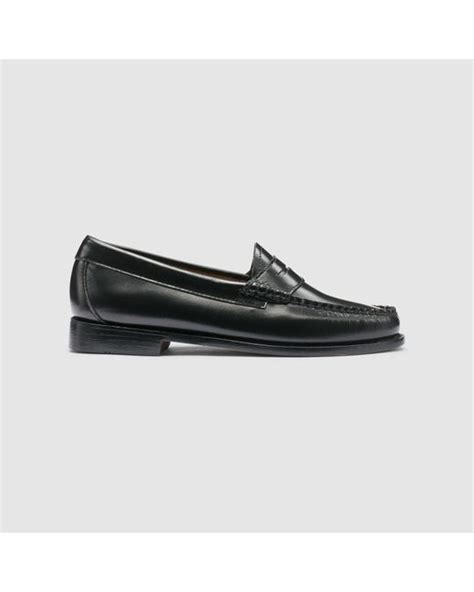Gh Bass And Co Whitney Weejuns Loafers In Black Lyst