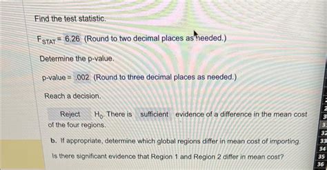 Solved I Found The First Fstat But I Dont Know What To