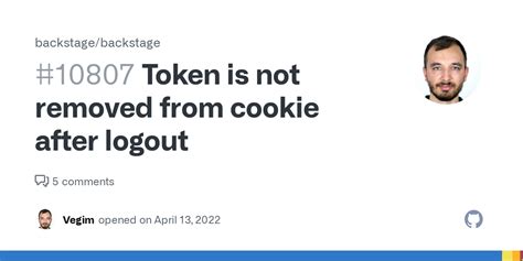 Token Is Not Removed From Cookie After Logout Issue
