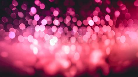 Abstract Blurred Pink Background With Bokeh Generative Ai Stock
