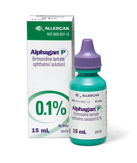 Alphagan® P Brimonidine Tartrate Ophthalmic Solution 0 1 Or 0 15