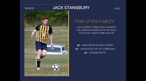 Jack Stansbury Hat Trick 20230916 Youtube