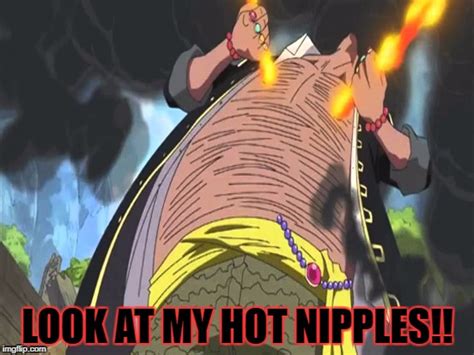 Blackbeards Flaming N One Piece Know Your Meme