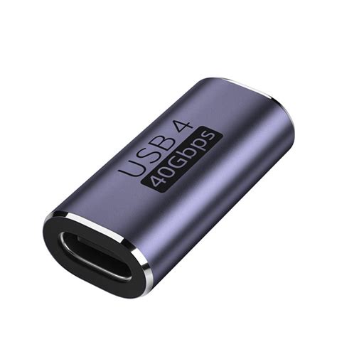 Usb4 40gb Thunderbolt 3 Pd 100w 4k 8k Type C Female To Male Coupler Usb