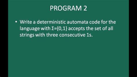 Automata Programming Youtube
