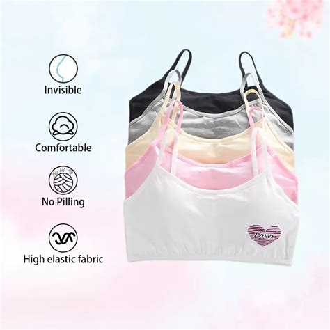 Girls Bra Vest Sling Underwear Development Period Girls Cotton Bra