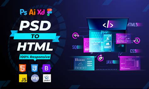Convert Psd To Htmlcss Bootstrap Responsive Website Design By Ziauddin999 Fiverr