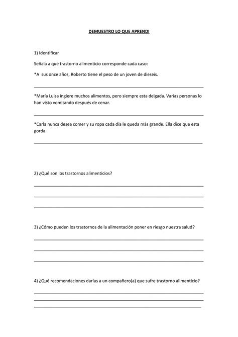 Demuestro Lo Que Aprend Hoy PDF