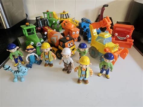 VINTAGE BOB THE Builder Toy Bundle Figures And Vehicles PicClick UK