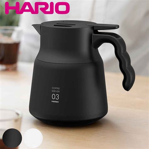 【楽天市場】ハリオ ポット 保温ステンレスサーバー Plus V60 600ml ステンレス Vhsn 60 （ Hario コーヒーポット