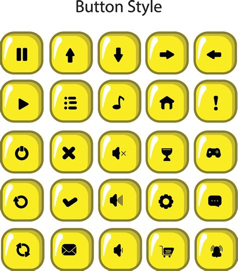 Button Styles Are Used For Various Graphic Design Purposes Web Design