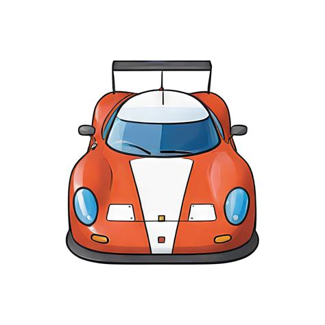 Ai Generated Race Car Hand Drawn Cartoon Style Illustration 42053080 Png