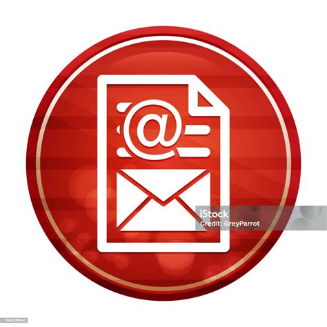 뉴스 레터 문서 페이지 아이콘 현실적인 대각선 모션 빨간색 둥근 버튼 일러스트 뉴스레터에 대한 스톡 벡터 아트 및 기타 이미지 뉴스레터 원형 0명 Istock