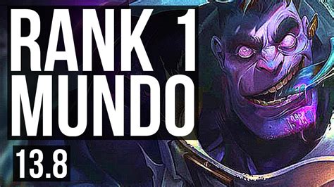 Mundo Vs Jax Top Rank 1 Mundo 413 300 Games Kr Challenger