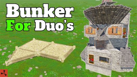 2X1 Bunker Duo Rust Base Design 2024 YouTube