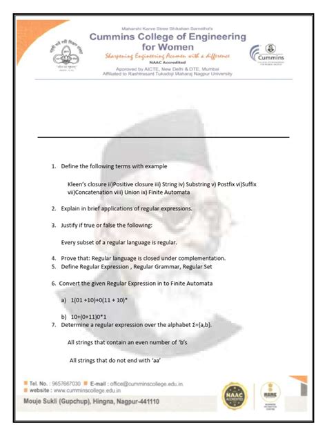 Assignment 1 Of Toc In Pdf Pdf