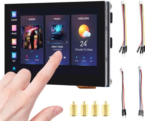 Esp32 S3 4 3inch Touch Screen Development Board 5 Point Capacitive Display 800x480