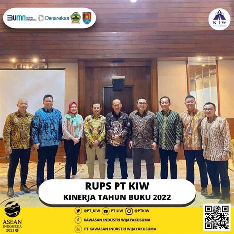 Rups Pengesahan Laporan Keuangan Audited Tahun Buku 2022 Pt Kiw