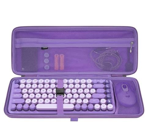 Geekria Keyboard Case Hard Shell Travel Carrying Bag For Compact Key Computer Mechanical