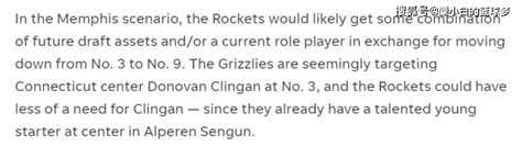 Nba／曝火箭對交易大橋興趣減退：探花簽交易9號簽未來資產6核心非賣品 每天好日子