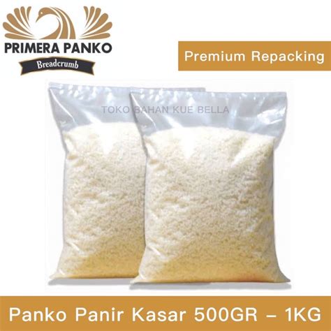 Jual Tepung Roti Kasar Panko 500gr Repack Panir Putih Mix Bread