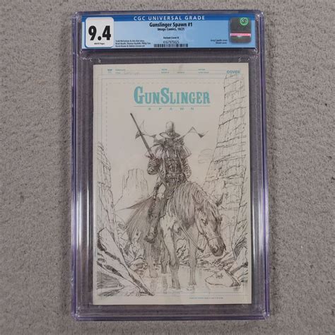 Gunslinger Spawn 1 2021 1 50 Ratio Greg Capullo Sketch Cover H Cgc 9 8