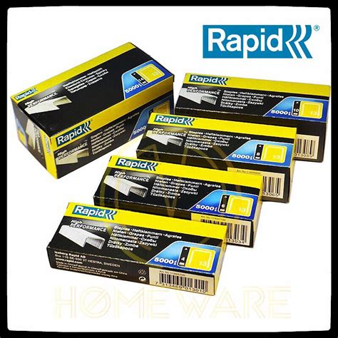 Rapid Stapler Nails 6mm 8mm 100 Original Ubat Stapler Shopee