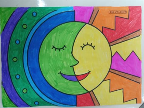 10색상환 차가운 색과 따뜻한 색으로 표현하기 네이버 블로그