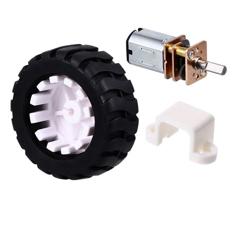 Frcolor 1 Set Metal Mini Dc 6v Speed Reduce Gearwheel Motor With Rubber